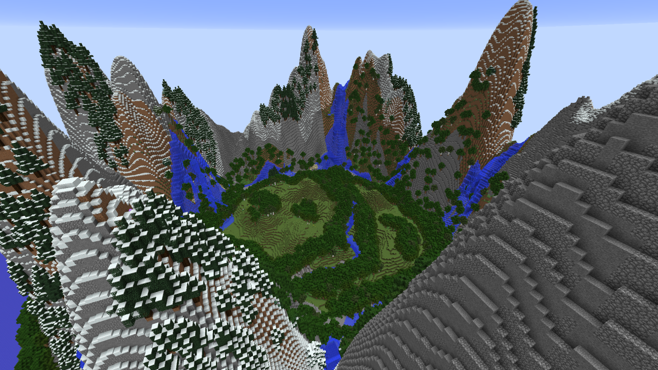 Custom Mountain 'Rocky Cove' River Terrain - Server - Survival ...