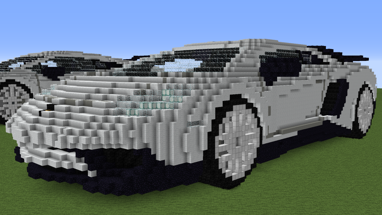 Lamborghini Aventador SV Minecraft Map