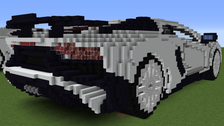 Lamborghini Aventador SV Minecraft Map