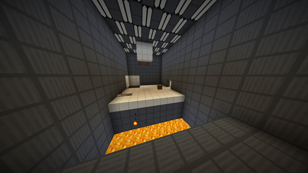 Portal Mod Map : Aperture Science Block Testing Initiative Minecraft Map