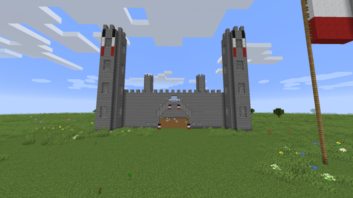 Castle + House Minecraft Map