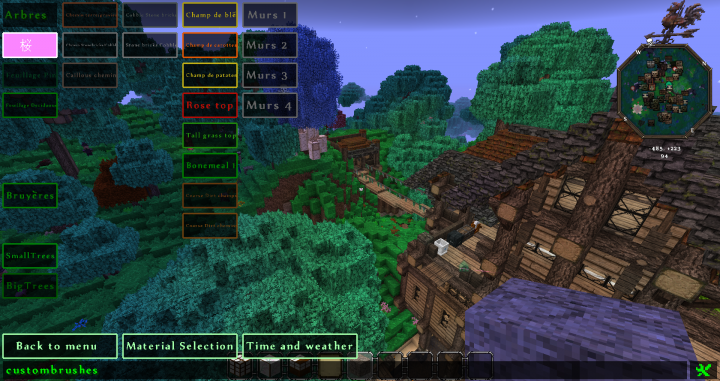 Macro Keybind Mod Interface For Worldedit Fawe And Voxelsniper Minecraft Map