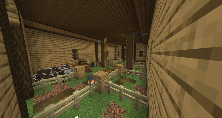 A barn. Minecraft Map