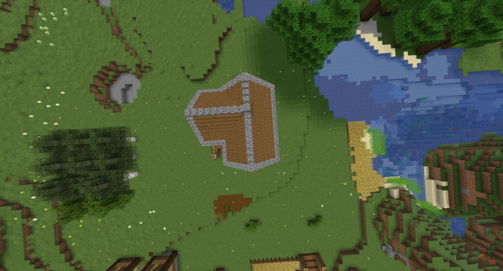 Enchantment table house Minecraft Map