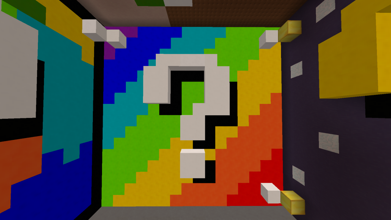 Lucky block race with Astral / Rainbow / Spiral Minecraft Map