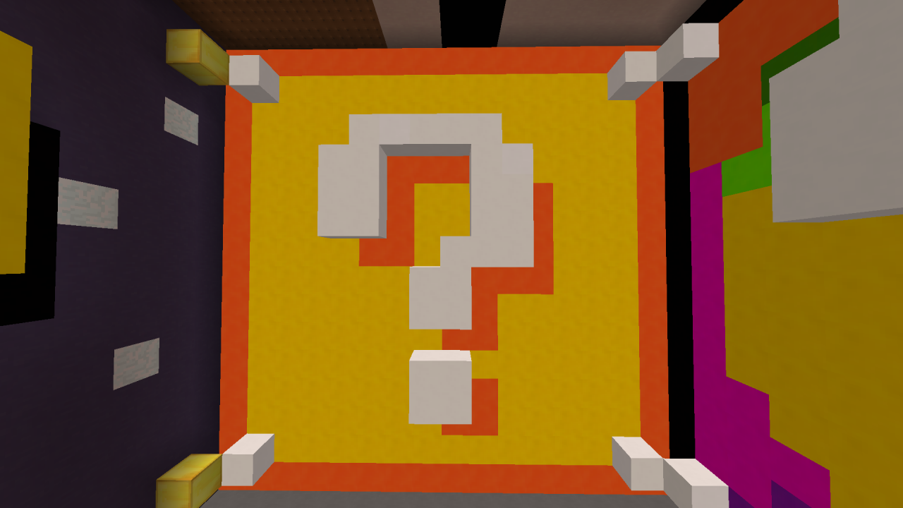 Lucky block race with Astral / Rainbow / Spiral Minecraft Map