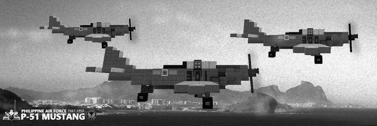 P-51 MUSTANG Philippine Air Force Minecraft Map