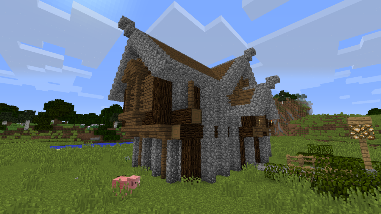 Large Medieval House Minecraft Map