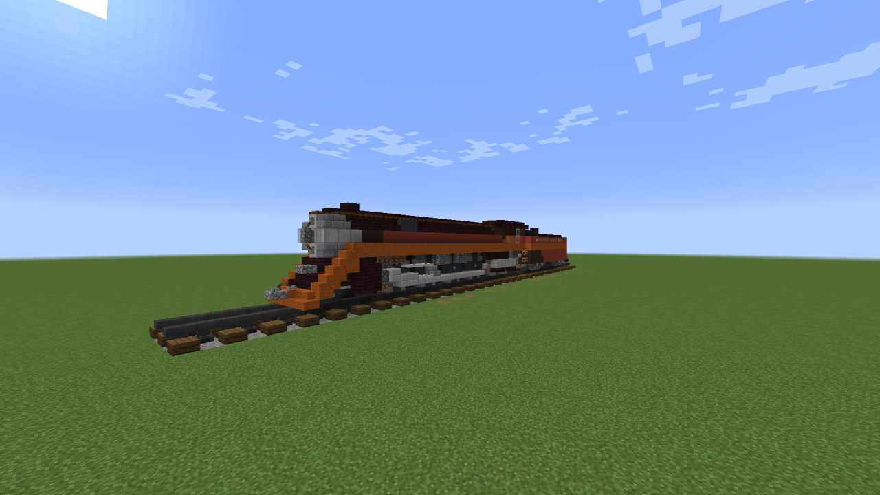 Southern Pacific class GS-4 steam locomotive Minecraft Map