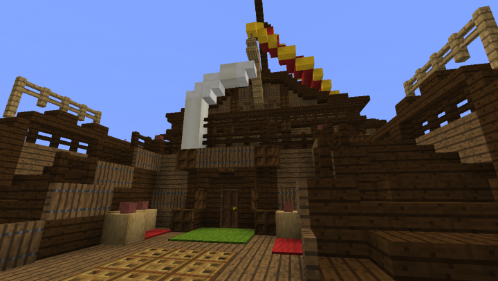 Monster Hunter World Gathering Hub Minecraft Map