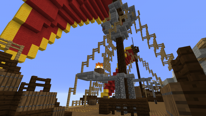 Monster Hunter World Gathering Hub Minecraft Map