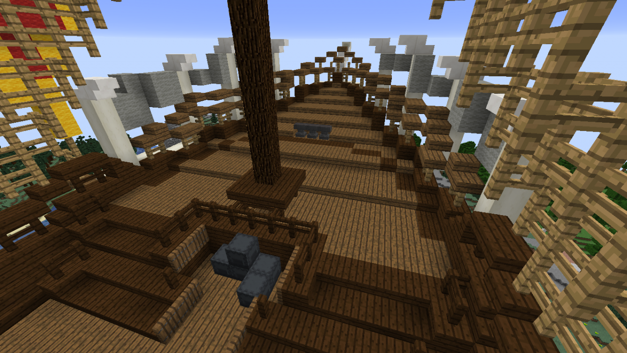 Monster Hunter World Gathering Hub Minecraft Map