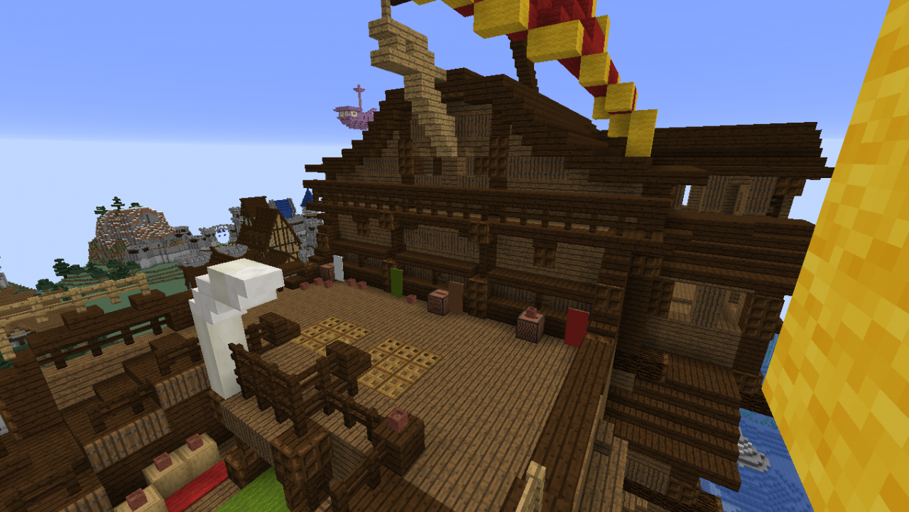 Monster Hunter World Gathering Hub Minecraft Map