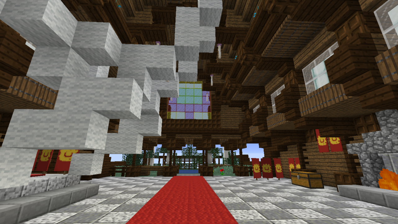 Monster Hunter World Gathering Hub Minecraft Map