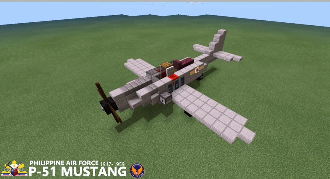P-51 MUSTANG Philippine Air Force Minecraft Map