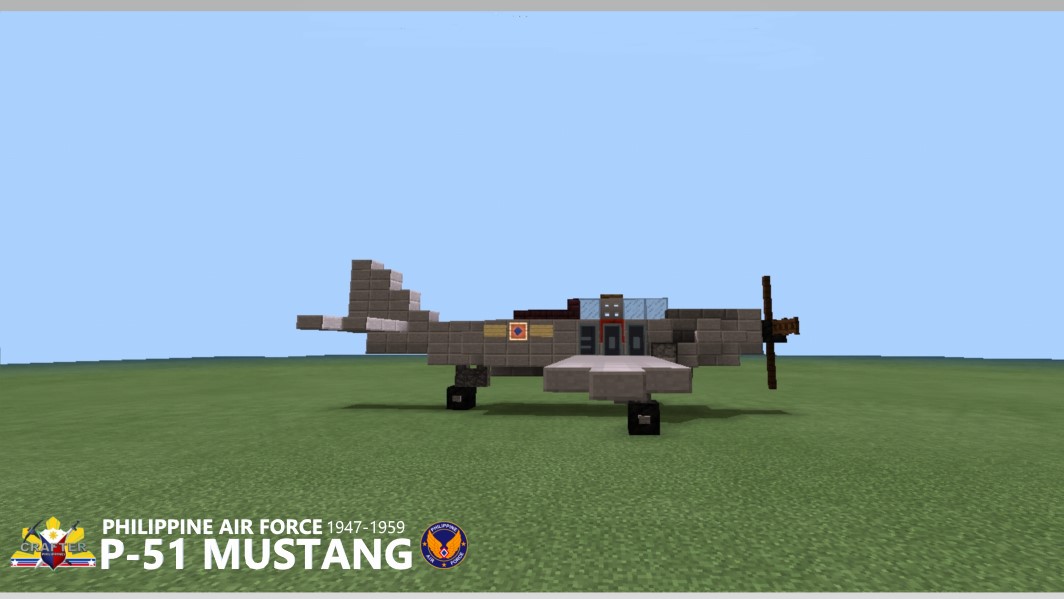 P-51 MUSTANG Philippine Air Force Minecraft Map