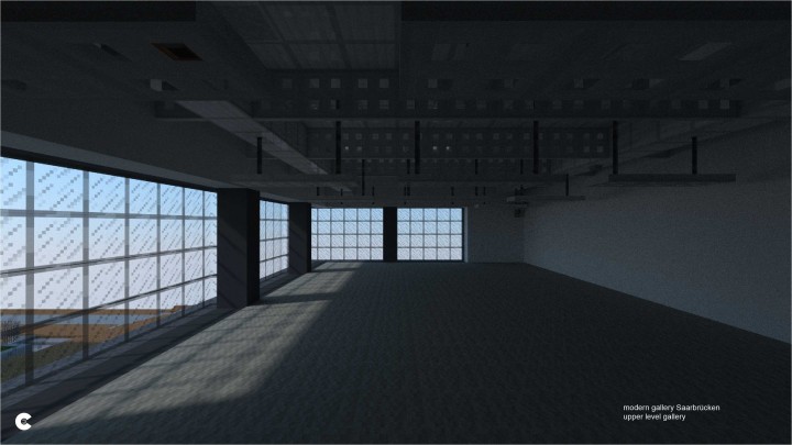 modern art gallery Saarbrücken Minecraft Map