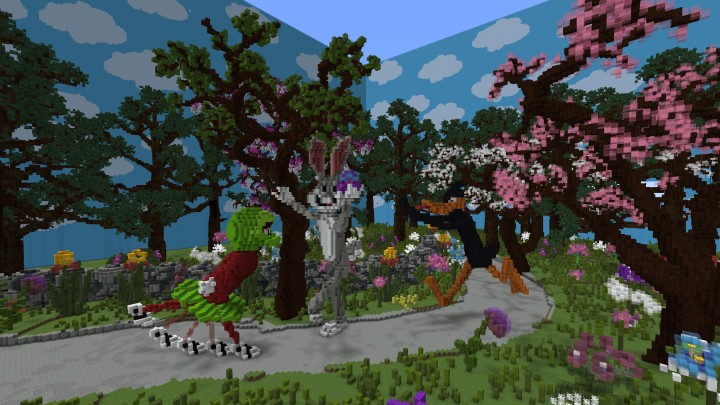 A Loony-Tune Spring Minecraft Map