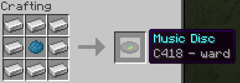 Music Disc Crafting Minecraft Data Pack