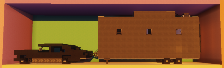 Compact Mobile House Minecraft Map