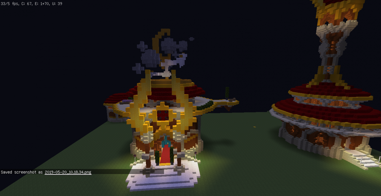 Blood elven sanctuary Minecraft Map