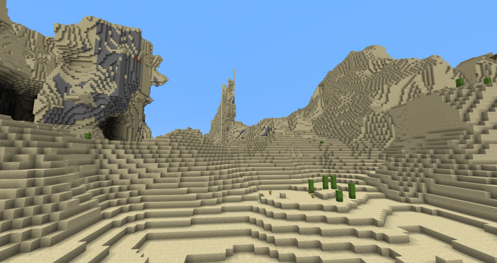 sandstone castle place Minecraft Map