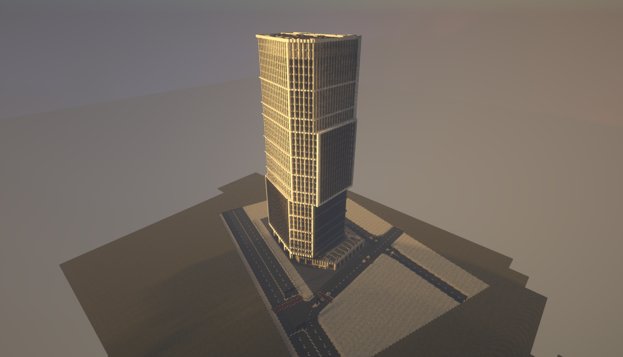 MINDET 6 Modern Skyscraper (interior wip) Minecraft Map