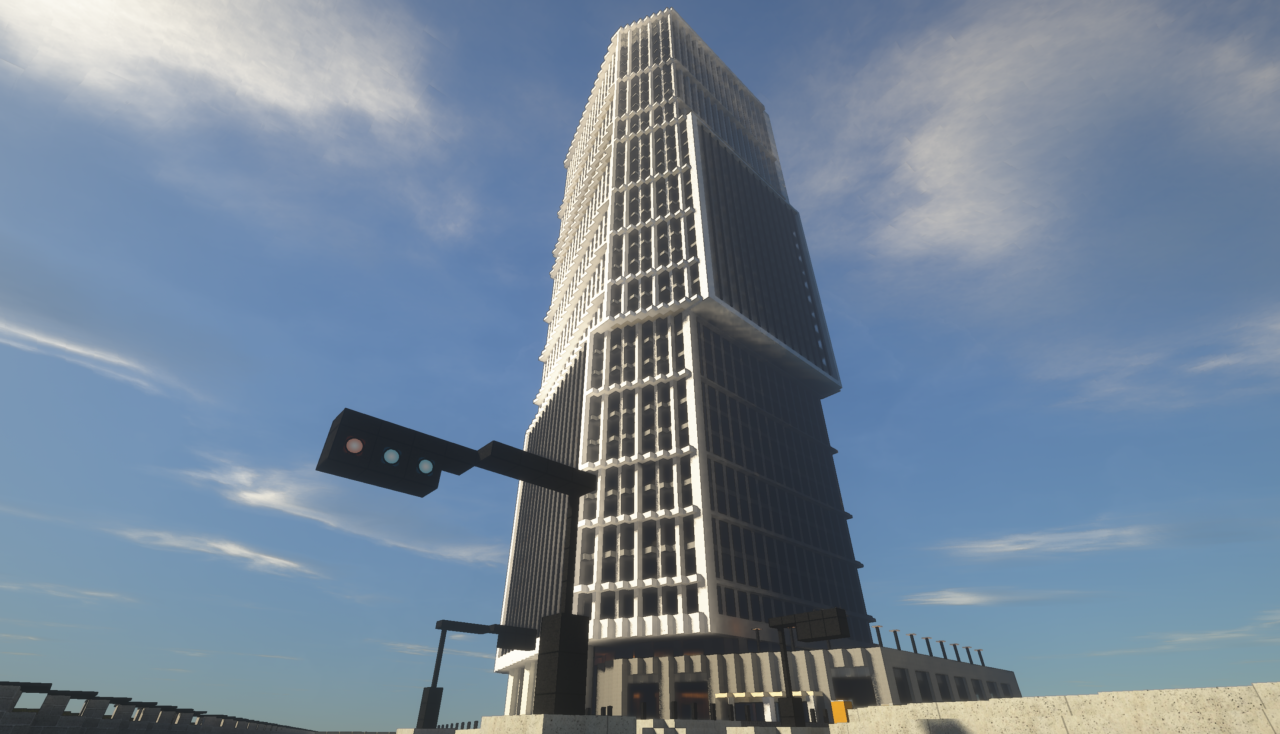 MINDET 6 Modern Skyscraper (interior wip) Minecraft Map