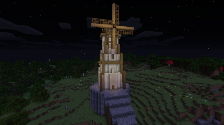 Large Windmill Minecraft Map