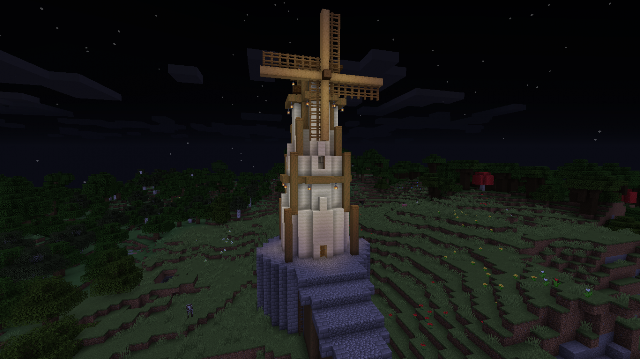 Large Windmill Minecraft Map