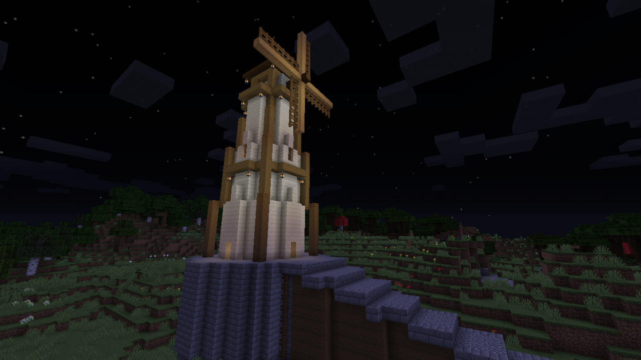 Large Windmill Minecraft Map