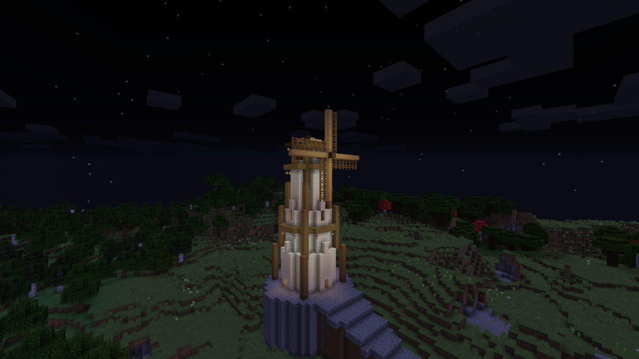 Large Windmill Minecraft Map