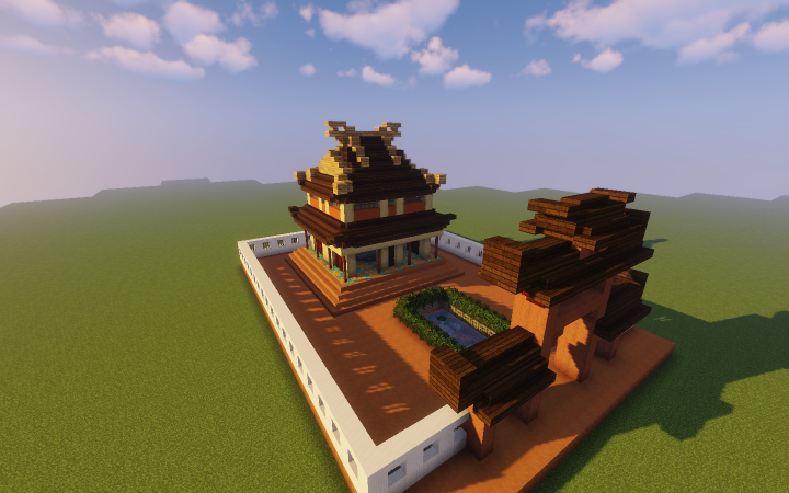 Chinese buddha temple Minecraft Map