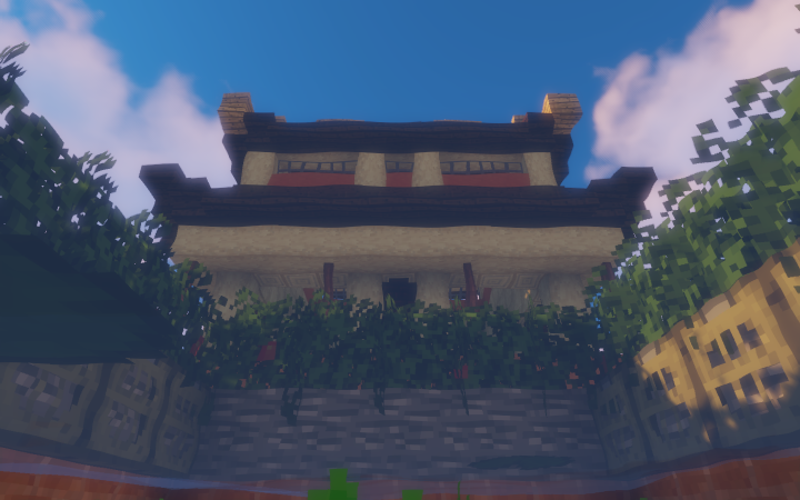 Chinese buddha temple Minecraft Map