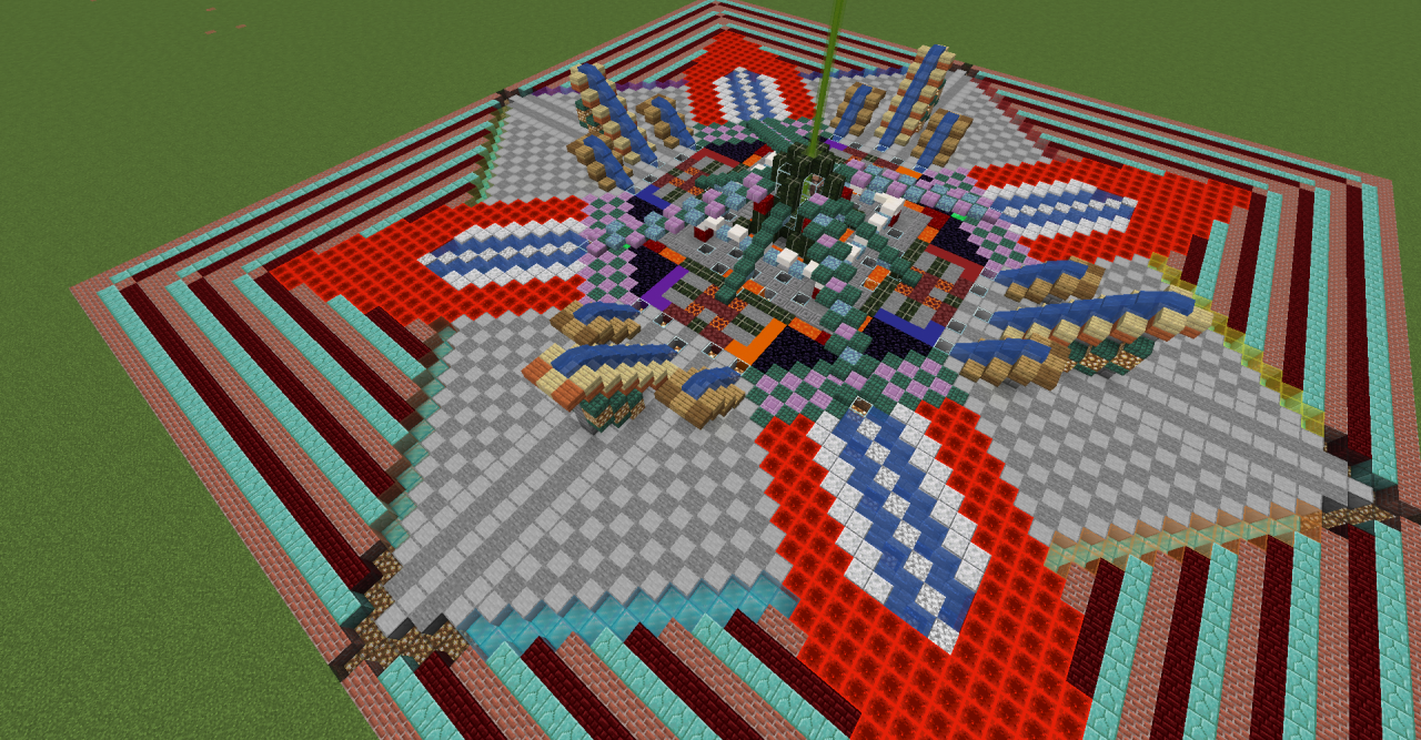 Giant ground art Minecraft Map