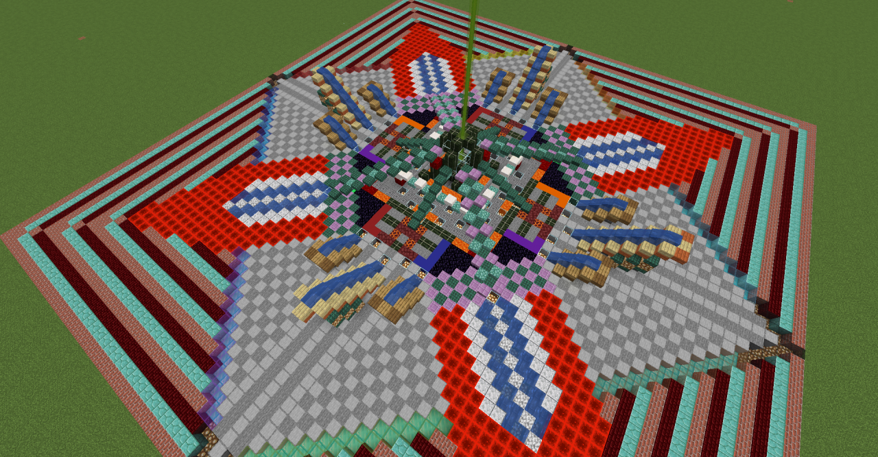 Giant ground art Minecraft Map