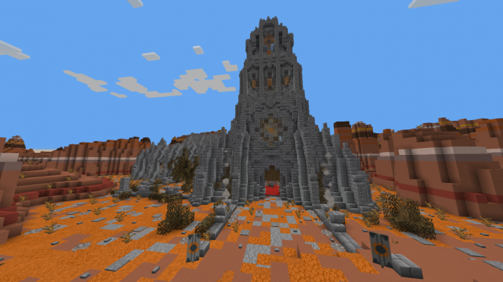 Mesa Monastery Minecraft Map