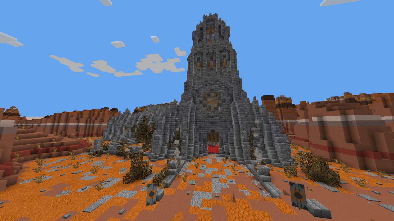 Mesa Monastery Minecraft Map
