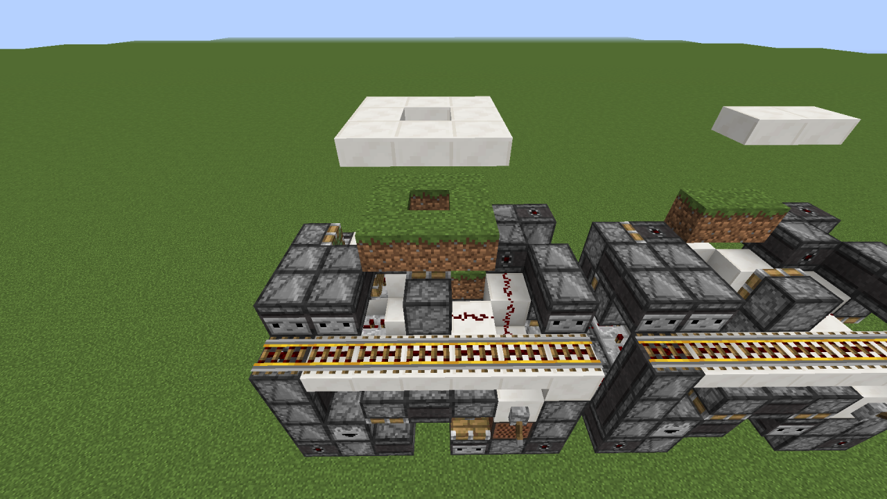 Raised Floor 1x1 Trapdoor Minecraft Map