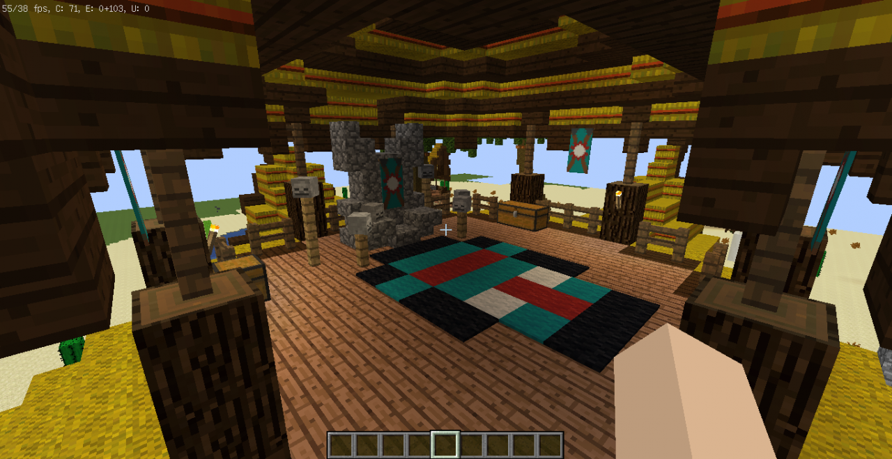 Troll chieftan hut Minecraft Map