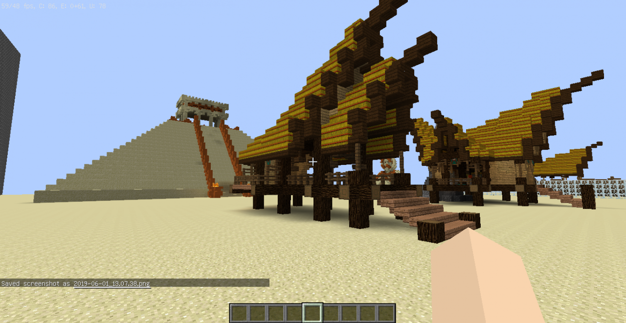 Additional troll buildings and decorations Minecraft Map