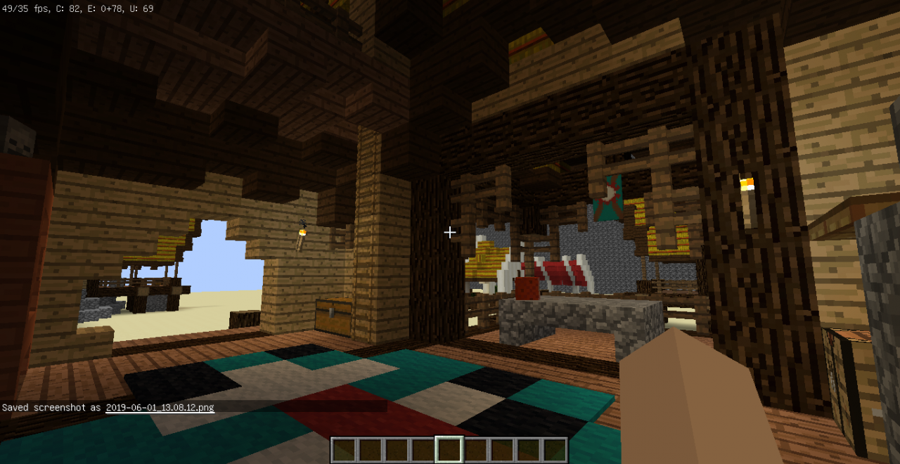 Additional troll buildings and decorations Minecraft Map