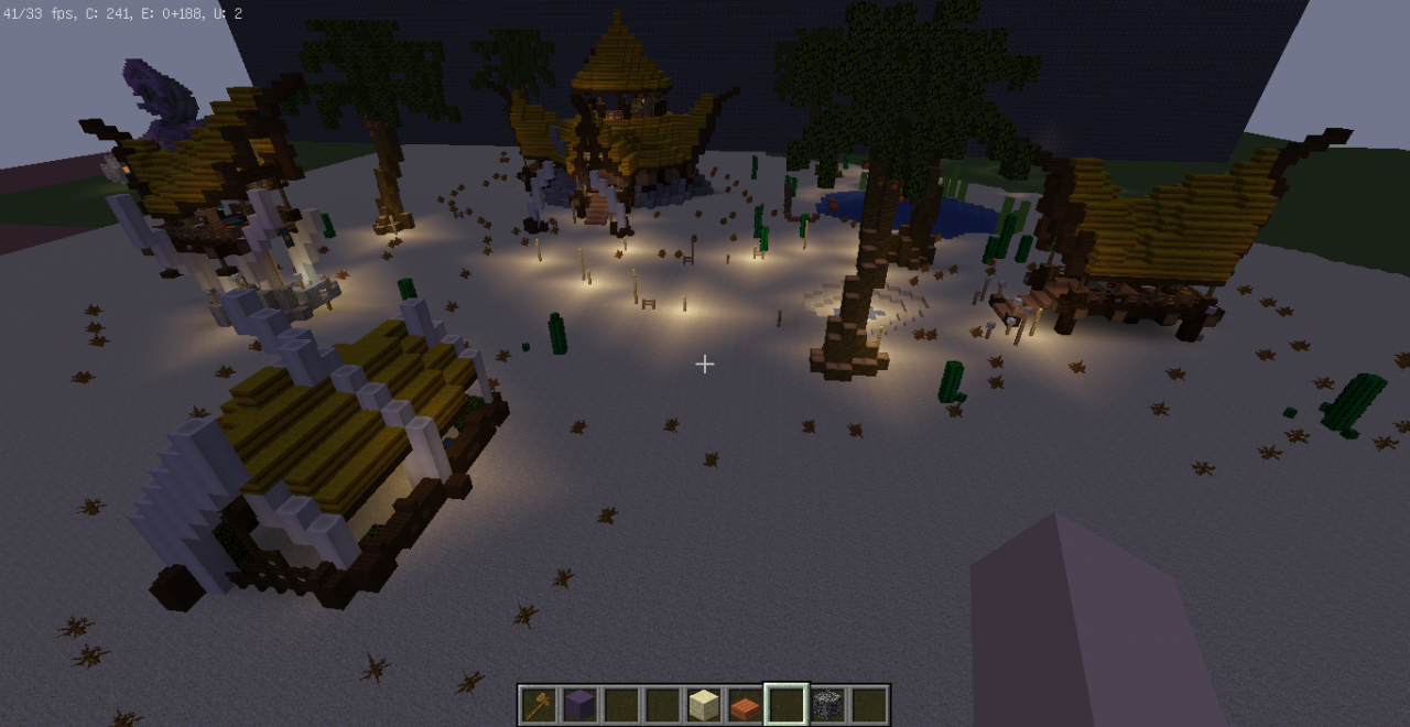 Additional troll buildings and decorations Minecraft Map