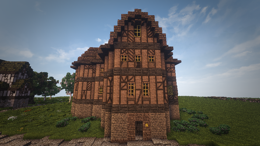 Minecraft Tudor House Style Medieval / Tudor Starter House Design