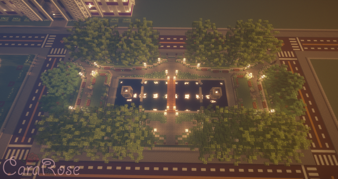 Symphony Square in DT-city Minecraft Map
