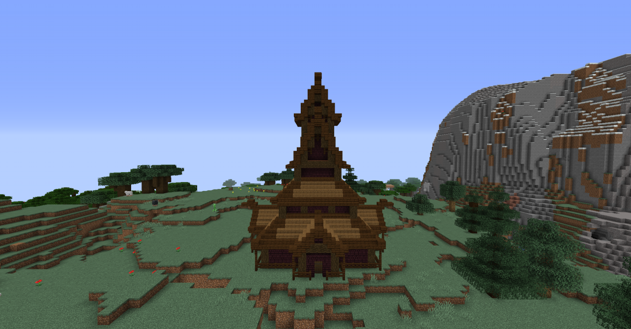 Norwegian Stave Church Minecraft Map
