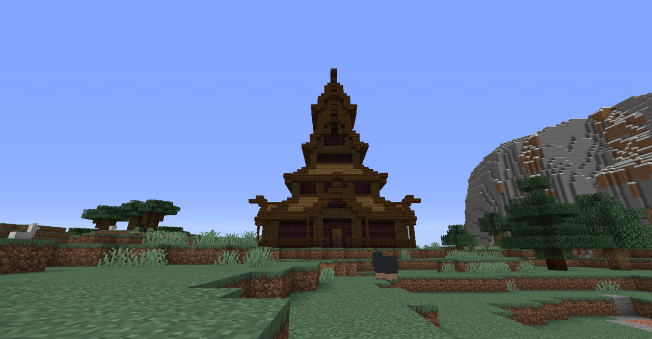Norwegian Stave Church Minecraft Map