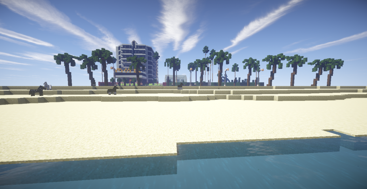Modern beach resort Minecraft Map