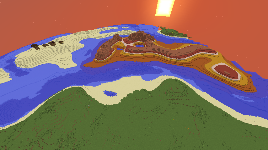 Region Biome Village Project Minecraft Map