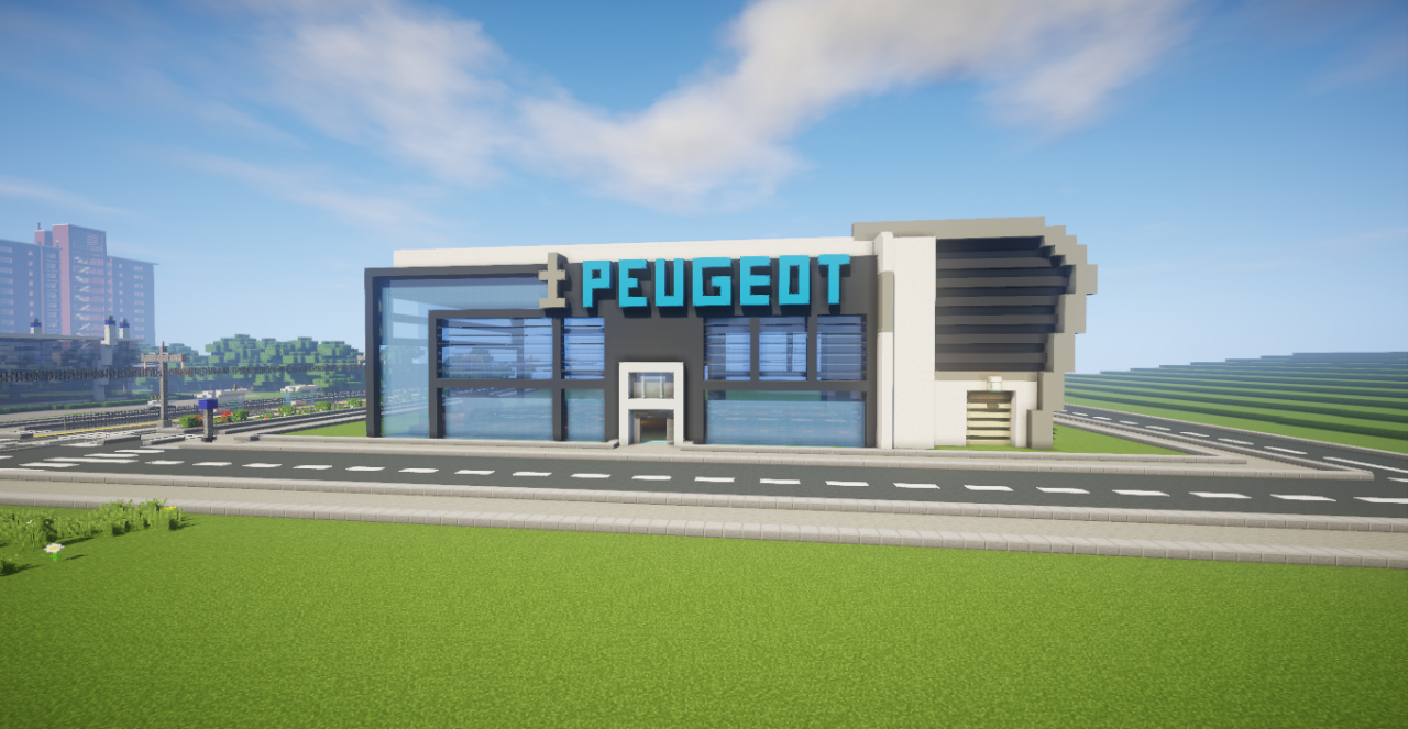 Sześcianowo City Famous Cars Showroom Minecraft Map